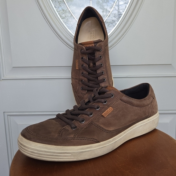 Ecco | Shoes | Ecco Mens Soft 7 Long Lace Sneaker | Poshmark